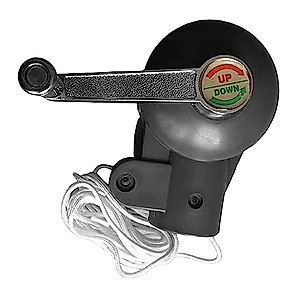 MagiDeal Patio Umbrella Accessories Outdoor Umbrella Clamp Mount Stainless Adjustable Parts Umbrella Replacement Parts for Picnic Beach Patio Balcony, Crank Handle