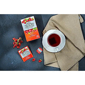 Ahmad Tea English Fruit & Herbal Infusions, Wild Strawberry Refresh Fruit & Herbal Tea