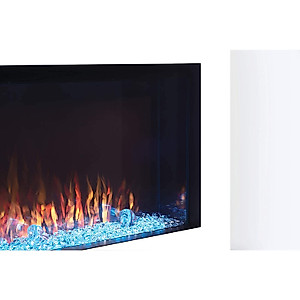 Napoleon Trivista 50 inch Wall Mount Electric Fireplace - Black, NEFB50H-3SV