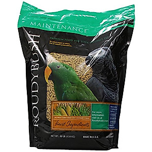 RoudyBush Daily Maintenance Bird Food, Small, 10-Pound