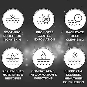 All Natural Pine Tar Soap Bar 4oz – Cleansing Anti Acne Eczema Psoriasis Itch Relief Pine Tar Face & Body Wash Cleanser – Pure Goat’s Milk Soap with Oatmeal, Charcoal, Essential Oils Made in USA