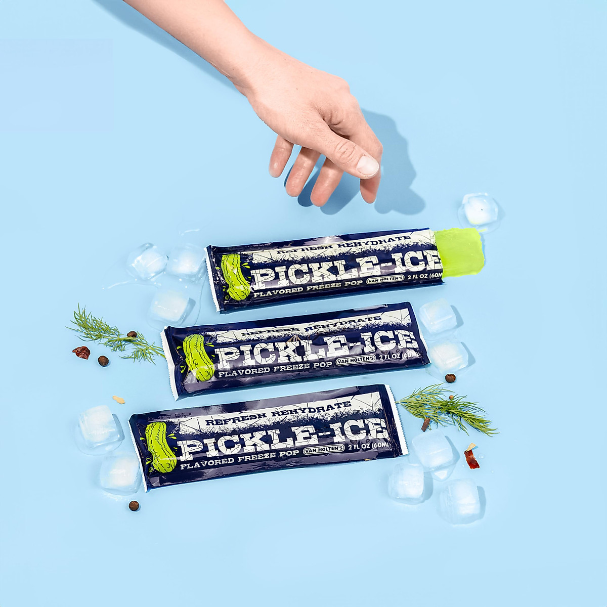 Van Holten's Pickles - Pickle-Ice Freeze Pops - 24 Pack