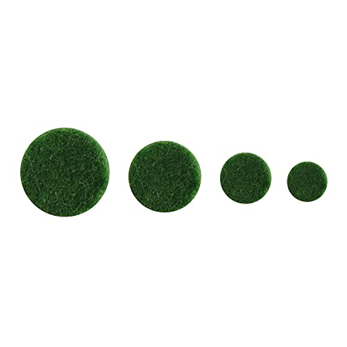 Shepherd Hardware 9423 Self-Adhesive Felt Surface Protection Pads, Assorted Sizes, 46-Count, Green