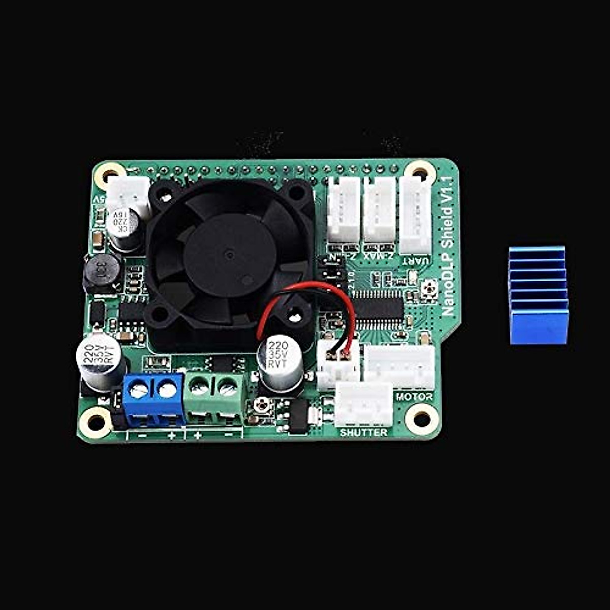 SUTK V1.1 Expansion Board with DRV8825 Controled MOS for RPi 3B and NanoDLP's Light-Cured 3D Printers