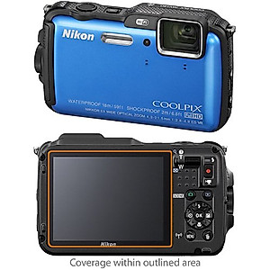 BoxWave Screen Protector Compatible With Nikon Coolpix AW120 - ClearTouch Anti-Glare (2-Pack), Anti-Fingerprint Matte Film Skin for Nikon Coolpix AW120