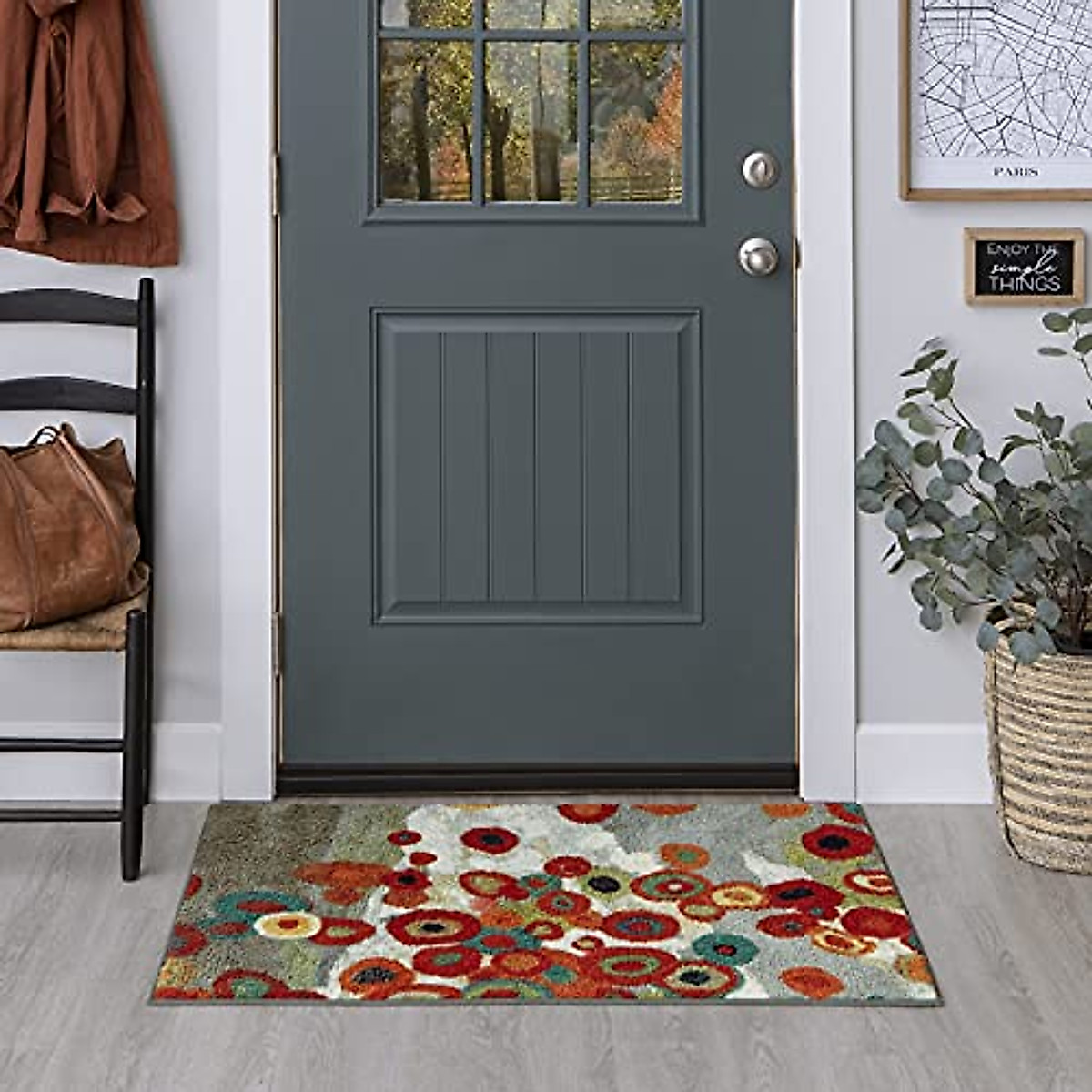 Mohawk Home Tossed Floral Area Rug, 2 ft 6 in x 3 ft 10 in, Multi