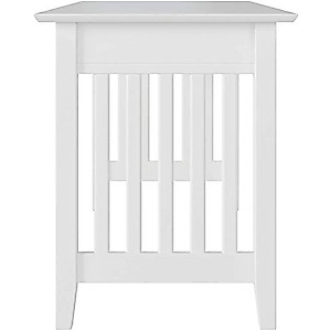 AFI Mission Desk with Drawer White