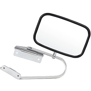 SCITOO Side Mirror fit for 1980-1996 For Ford Bronco 1984-90 For Ford Bronco II 1991-94 For Ford Explorer 1980-84 F100 Truck Replace Mirror Parts Manually Operated Driver or Passenger Side Mirror