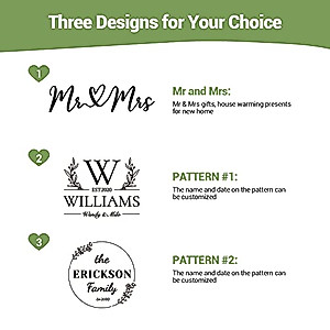 AW BRIDAL Personalized Cutting Board Wood Large Cutting Boards for Kitchen Chopping Board Charcuterie Boards - Wedding Gifts for the Couple, Anniversary Housewarming Gift//DK2101CPP01//