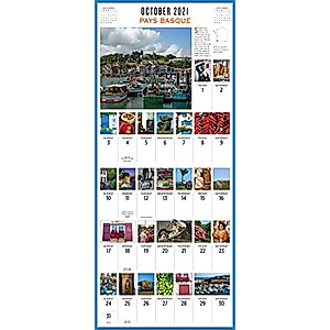 365 Days in France Picture-A-Day Wall Calendar 2021