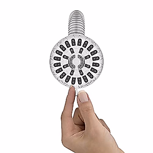 Waterpik PowerPulse Flexible Neck Shower Head Adjustable Shower Head for All Heights, Chrome 7-Mode XPP-703E