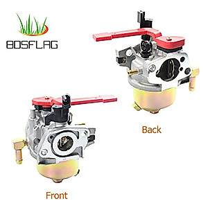 BOSFLAG 951-10956A Carburetor Replaces 951-10956, 951-12612A, 951-12612, 751-14018, 951-14018, 751-10956, 751-10956A for MTD, Yard Machines, Troy-Bilt, Husky Engines
