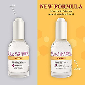 Face Serum, Burt's Bees Retinol Alternative, Facial Care with Hyaluronic Acid, Intensive Firming Skin Care, 1 Ounce