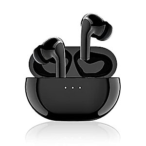 Awker A50 True Wireless Earbuds in Ear Bluetooth 5.1 Earphones Headphones, Touch Control with Charging Case, Built in Mic, Waterproof, TWS HiFi Stereo for Sport (Black)