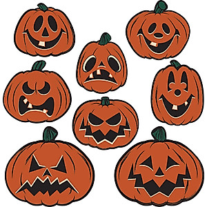 Beistle Vintage Halloween Pumpkin Cutouts