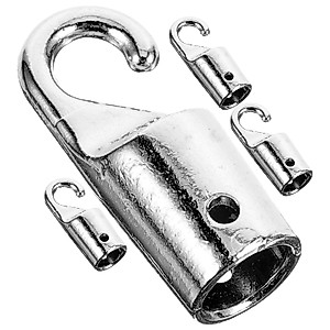 Angoily 4pcs Wand Hook Vertical Blinds Replacement Parts Wand tip Hook for Blinds Blind Parts Blind Hook Replacement Blind Wand Replacements Curtain Hooks for Drapes Connector Metal Mini