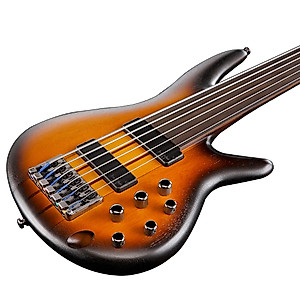 Ibanez SRF706 - Brown Burst Flat