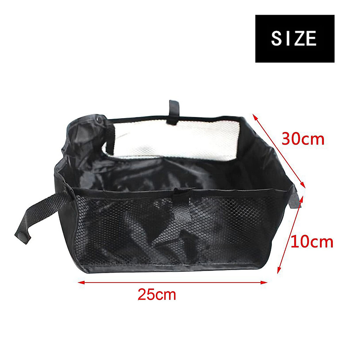 Baby Stroller Pram, Bottom Basket Infant Pushchair Shopping Storage Case Organizer Bag, 11.8 x 9.8 x 3.9Inch