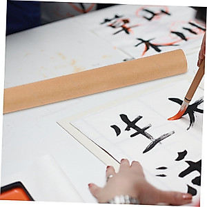 SHINEOFI Paper Tube Posters Portable Paper Poster Tube Drawings Storage Case Mailing Tube Art Carrying Case Poster Carrying Tube Paper Storage Tube Poster Tubes Storage Box Kraft Paper