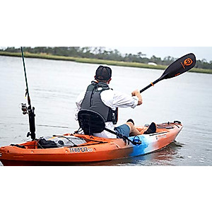 Wilderness Systems Tarpon 120 - Sit on Top Fishing Kayak - Premium Angler Kayak - Adjustable and Designed Seat - 12.3 ft - Fossil Tan