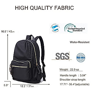 PAOIXEEL 14 Pockets Fashion Backpack, Anti-theft Water Resistance Lightweight Diaper Bag Backpack for Casual Daypack Outdoor