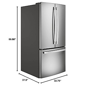 GE® ENERGY STAR® 24.7 Cu. Ft. French-Door Refrigerator