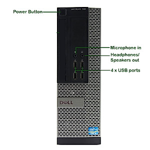 Dell OptiPlex 7010 SFF Computer Desktop PC, Intel Core i7 3.40GHZ Processor, 16GB Ram, 256GB SSD Drive, Wi-Fi & Bluetooth, HDMI, NVIDIA GeForce GT 1030 2GB DDR5, Windows 10 (Renewed)