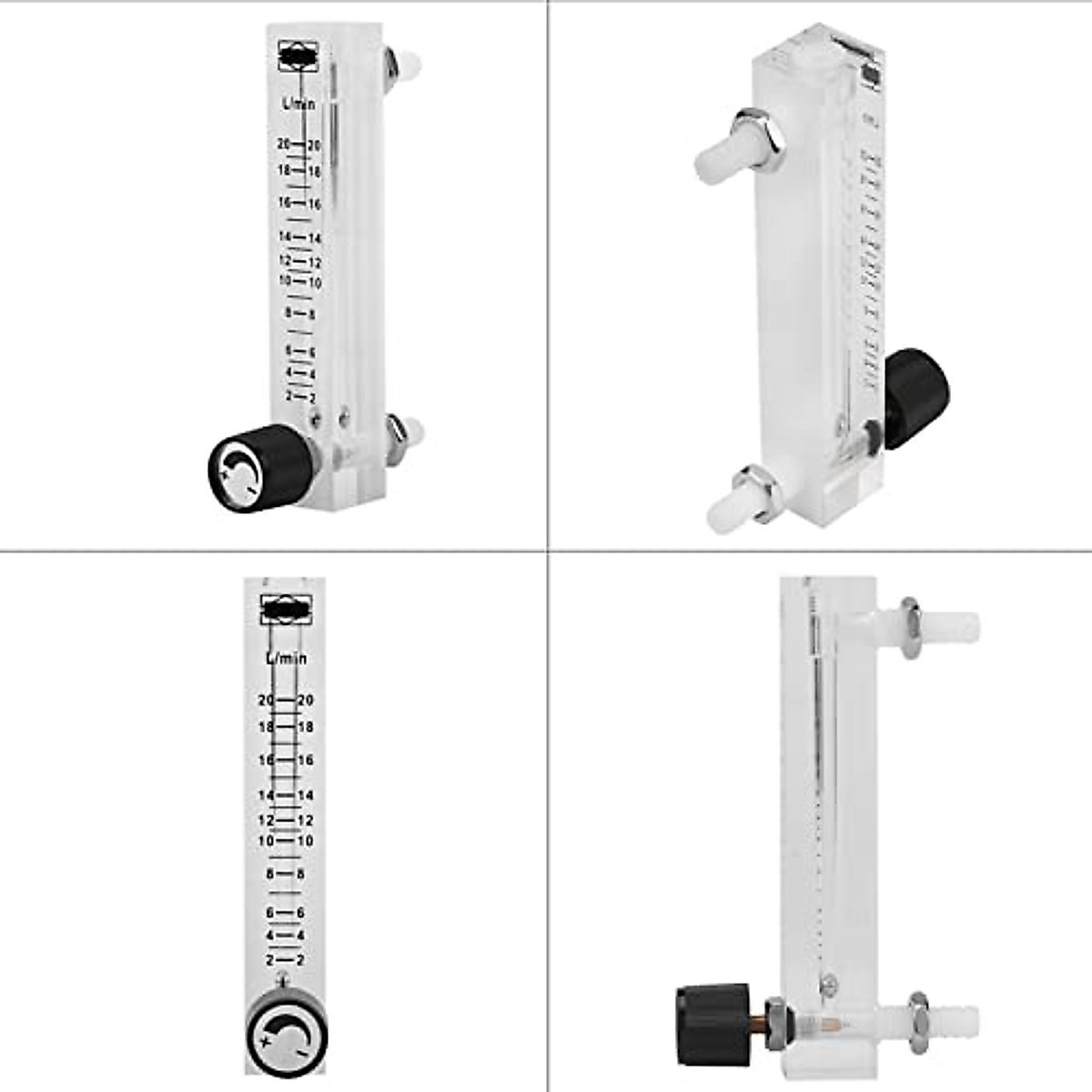 Oxygen Flow Meter,Industry Oxygen Flow Meter With Regulator Lzq7 Flowmeter 220Lpm Flow Meter With Control Valve For Oxygen/Air/Gas Gas Flow Meterto Heater Regulator Control For