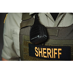 THE MIC LOOP Micro - Keeps Portable Radio Mic in Place for Police/Law Enforcement OD GREEN