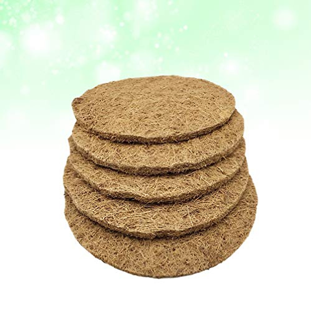 balacoo Bird Nest Mat Breeding Egg Pad Breathable Coconut Fiber Nesting Mat for Racing Pigeon Bird Breeding Supplies 15pcs