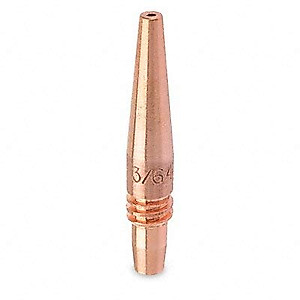 MILLER ELECTRIC Tip,Fastip,Tapered,Contact,3/64,PK25