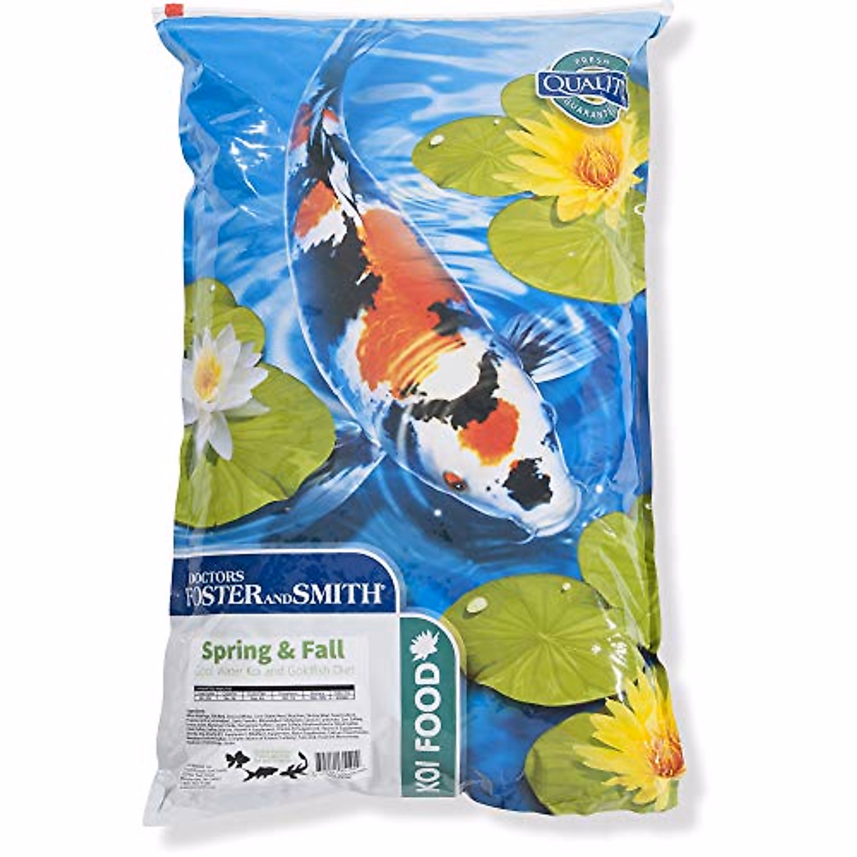 DRS. Foster and Smith Spring & Fall Coldwater Koi and Goldfish Food, 20 lbs.