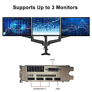 51RISC Radeon RX 580 8GB Graphics Card, GDDR5 256bit 2048SP VR Ready DisplayPort HDMI DVI-D Video Card for Gaming (RX 580 8GB)