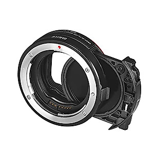 Meike MK-EFTR-C VND Drop-in Filter Auto-Focus Mount Lens Adapter for Canon EF to EOSR with Variable ND Filter and UV Filter for EOS R R5 R6 RP R7 R10 C70 Cameras
