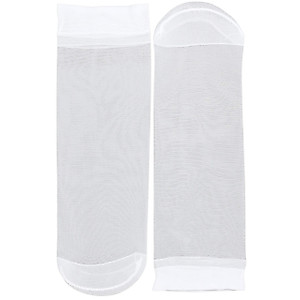 10 Pairs Women's Soft Ankle High Sheer Socks Hosiery (10Pairs White)