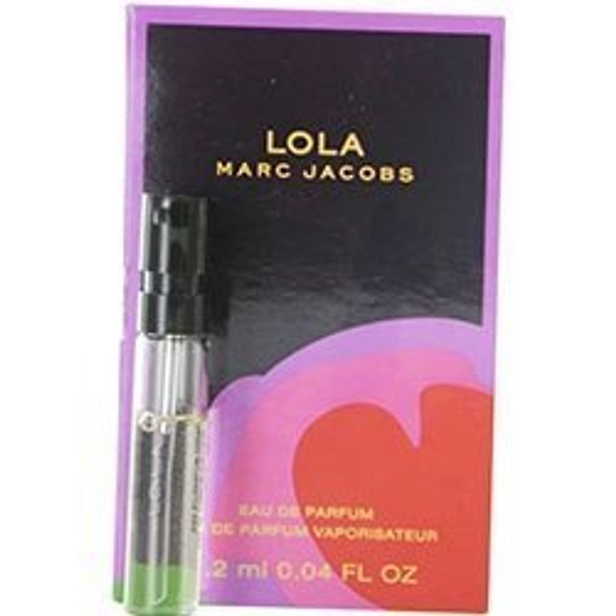 Marc Jacobs LOLA Eau de Parfum EDP Perfume for Women ~ .04 fl. oz. / 1.2 mL Carded Mini Travel Spray Vial