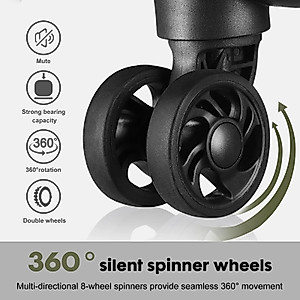 Verdi Softside Expandable Luggage with Spinner Wheels, color, 2-Piece Suitcase Set (20/24) olive