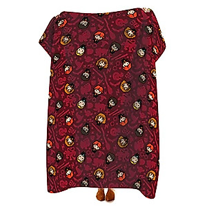 Ucokod Cartoon Throw Blanket Super Soft Fuzzy Cozy Flannel Blanket for Couch Sofa Couch Bed Lightweight Microfiberat Chair Nap Blanket All Seasons Red 40*50 Inches