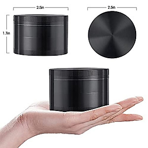 Grinder, 2.5 Inches Grinder (Black)