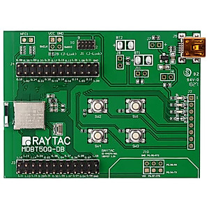 MDBT50Q-DB Nordic nRF52833 Module Demo Board Dev Kit 42 GPIO Bluetooth Module BT5.2 FCC IC CE Telec KC SRRC (Chip Antenna)