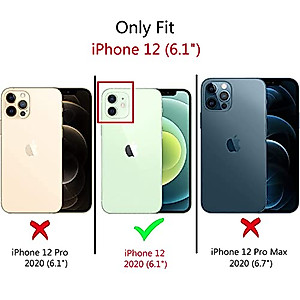 KUMTZO Compatible with iPhone 12 Case, Cute Cream Print Clear Soft TPU Case with Candy Ring Kickstand Camera Protection Shockproof Cover for Women Girls with iPhone 12 6.1 inch (Pink)