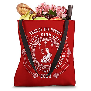Chinese Lunar New Year of The Water Rabbit 2023 Tote Bag