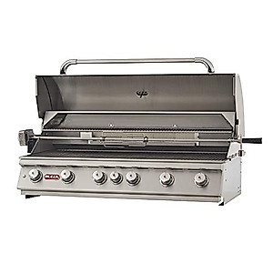 Bull Outdoor Products 62649 Diablo 6 Burner Grill Head, Natural Gas