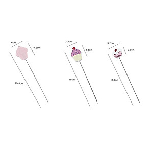 6 Pcs Metal Cake Tester, Stainless Steel Cake Testing Needles, Reusable Kitchen Cake Probe Bakery Muffin Bread Cupcake Tester, Baking Assistant Tool