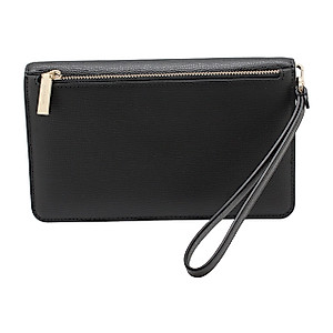 Kate Spade New York Medium Clutch Wallet Wristlet Black