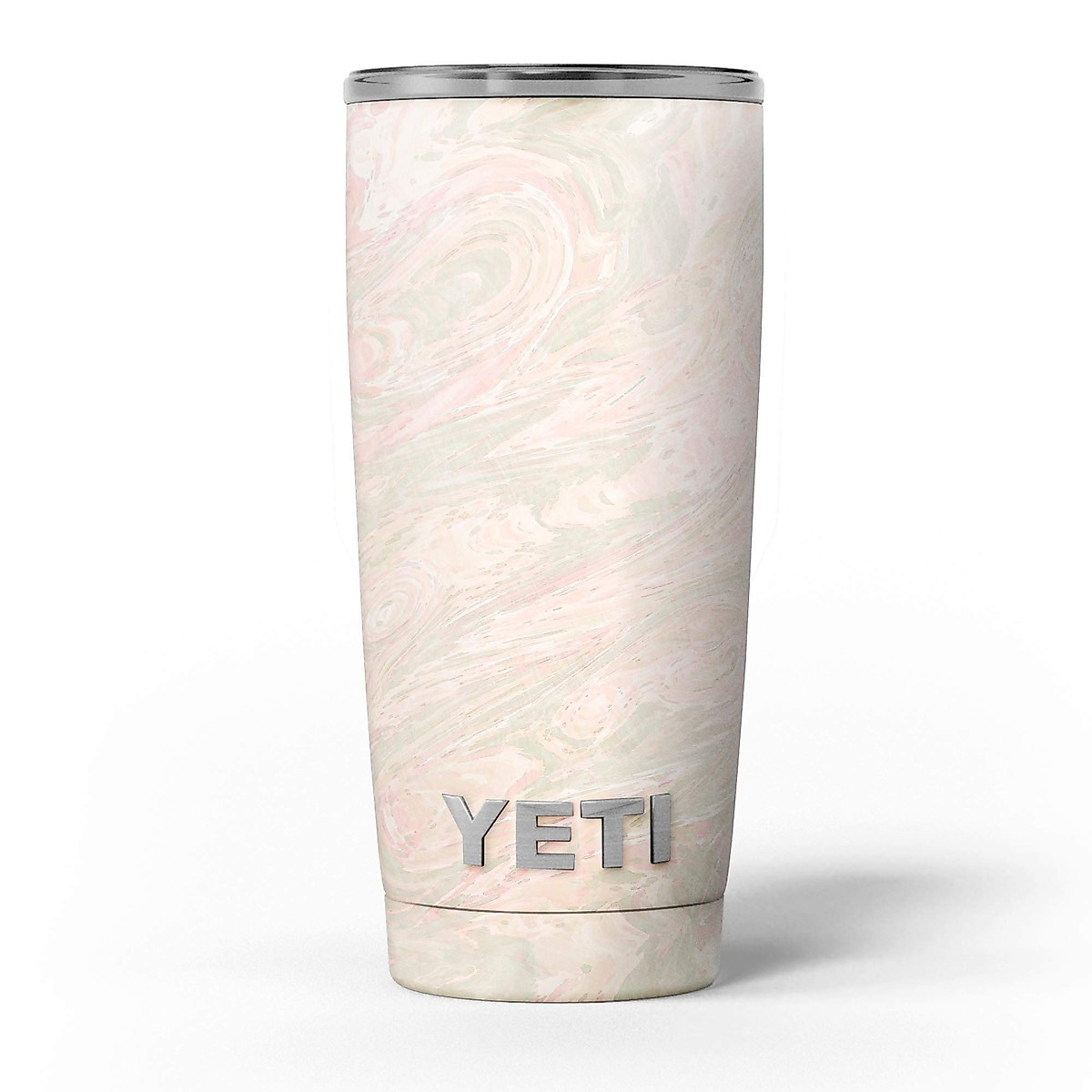 Design Skinz Pink Slate Marble Surface V47 - Skin Decal Vinyl Wrap Kit Compatible with The Yeti Rambler Cooler Tumbler Cups
