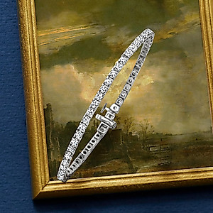 Ross-Simons 3.00 ct. t.w. Diamond Tennis Bracelet in Sterling Silver. 7 inches