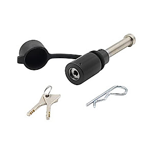 Proven Industries Model HL1 Receiver Hitch Pin Lock, Fits 2-Inch or 2 1/2-Inch Receivers, Made in The USA, (Black)