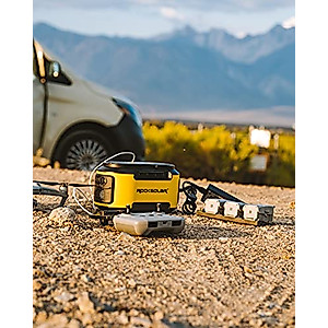 ROCKSOLAR Portable Power Station 200W Ready RS420 - 222Wh Backup Lithium Battery, Solar Generator Power Supply with AC/USB/12V DC Outlets for Camping, RV, Home, Outdoor, Emergency