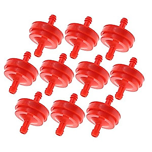 10Pcs 1/4" Fuel Filter Replacement Lawn Mower 1/4" Inline Fuel Filter for Briggs Stratton 298090 4105 298090S
